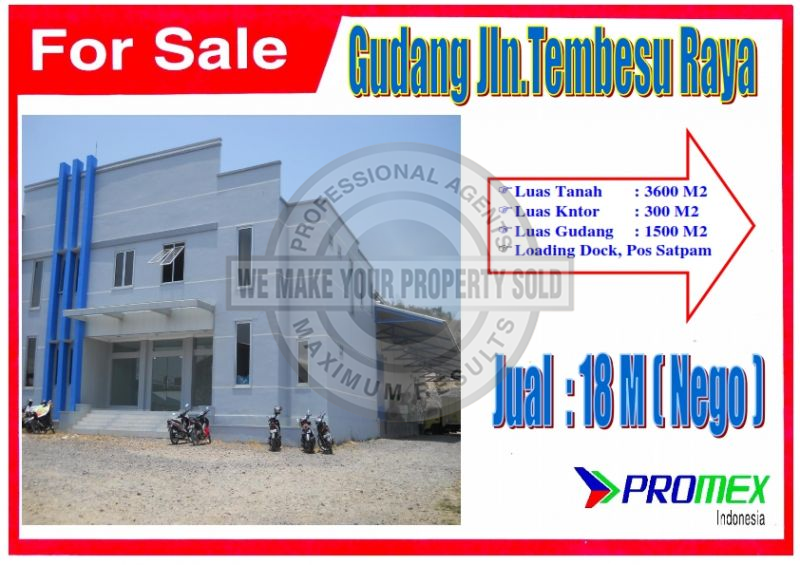 Gudang Jln. Tembesu Raya - Lampung